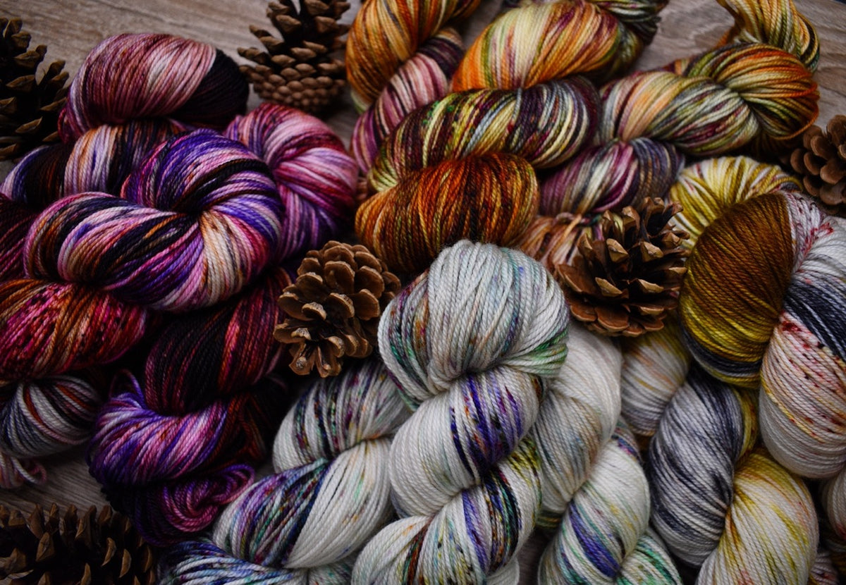 Hand Dyed Sport Yarn | 100% Merino | Essence of Autumn Yarn