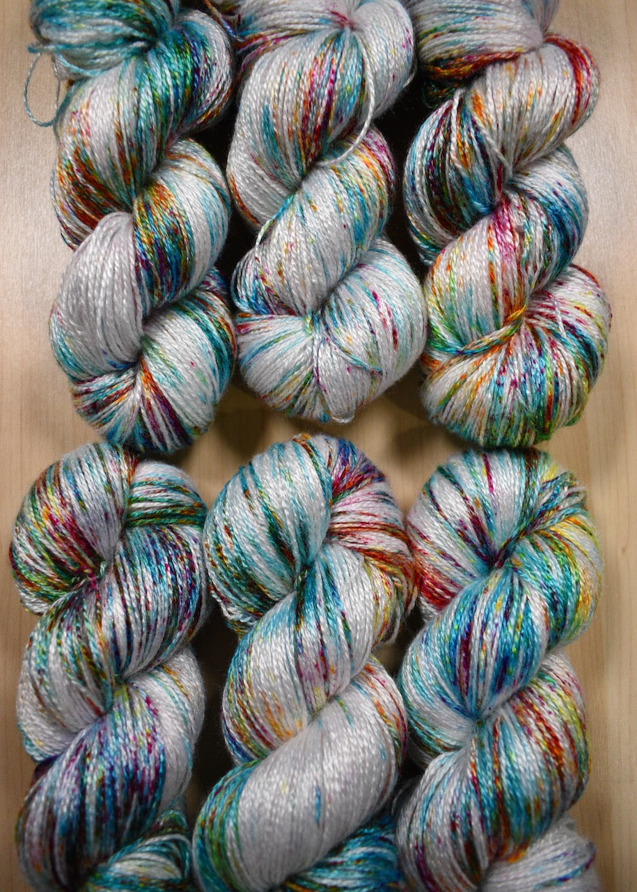 Hand Dyed Bamboo Sock Yarn | Essence of Autumn Yarn
